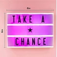 Mini Color-Changing LED Marquee with 100 Letters, Numbers & USB ...