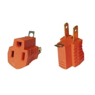 Cable Matters (3-Pack) Polarized Grounding Adapter in Grey (Allows A 2 ...