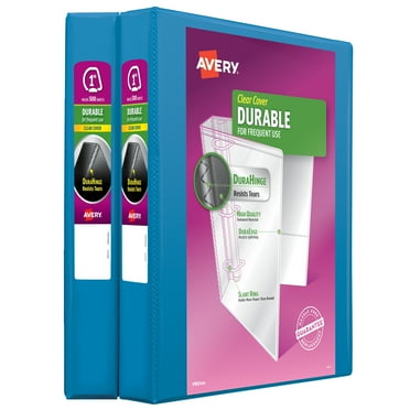 Avery Mini Durable View Protect & Store Binder, 1" Round Rings, 175 ...