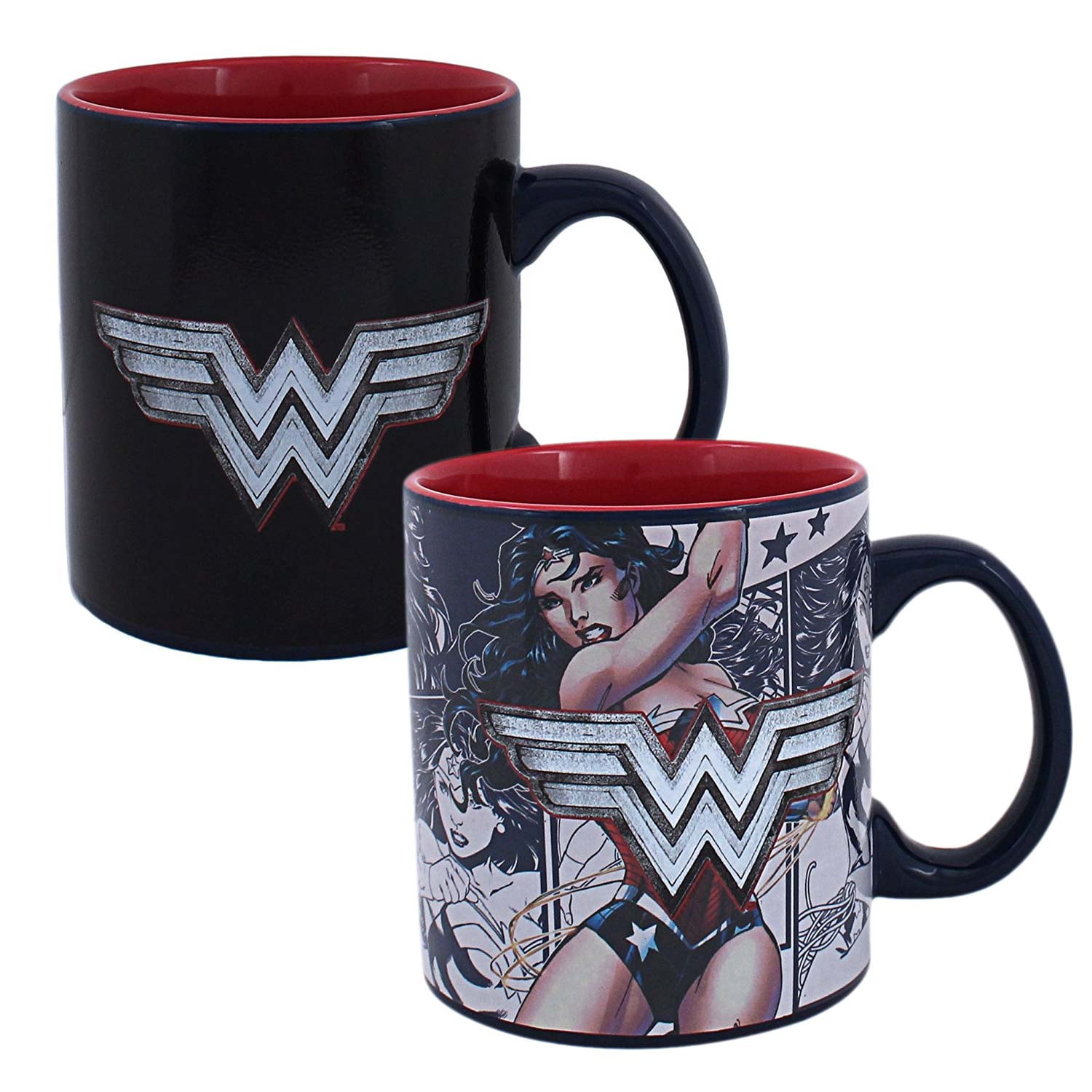 Wonder Woman Logo & Character Heat Reveal 20 oz Mug - Walmart.com