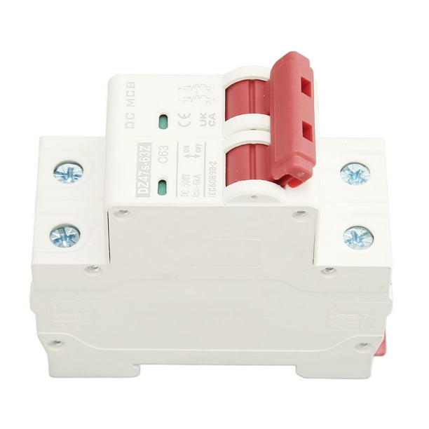 Miniature Circuit Breaker, Small 63A 6000A Breaking Capacity Low Voltage DC Circuit Isolator ...