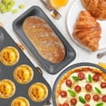 4pcs Commercial Quality Baking Sheet Pan Set, Carbon Steel Cookie Sheet ...