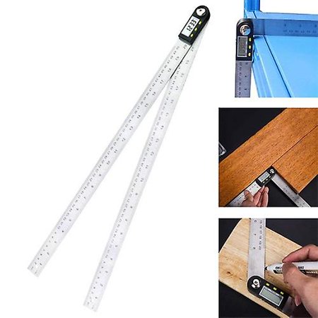 500mm Digital Display Angle Ruler Protractor Woodworking Angle Ruler ...