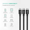USB Splitter Cable Data Sync Adapter Cable Split USB Connection Fast ...