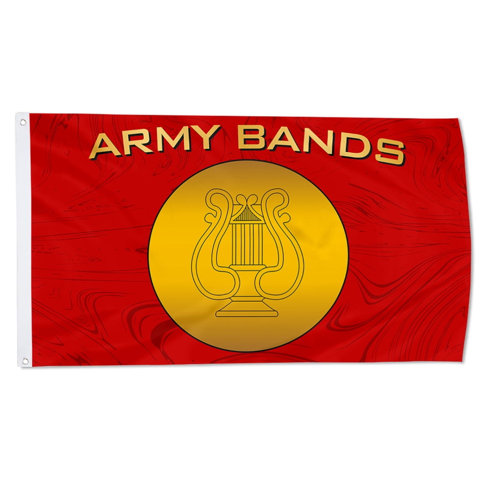 Cayyon Army Bands Flag 3x5Feet Military Banner with 2 Brass Grommets ...