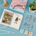 1Pc PVC Plastic Clear Stamps with 1Pc Carbon Steel Cutting Dies ...
