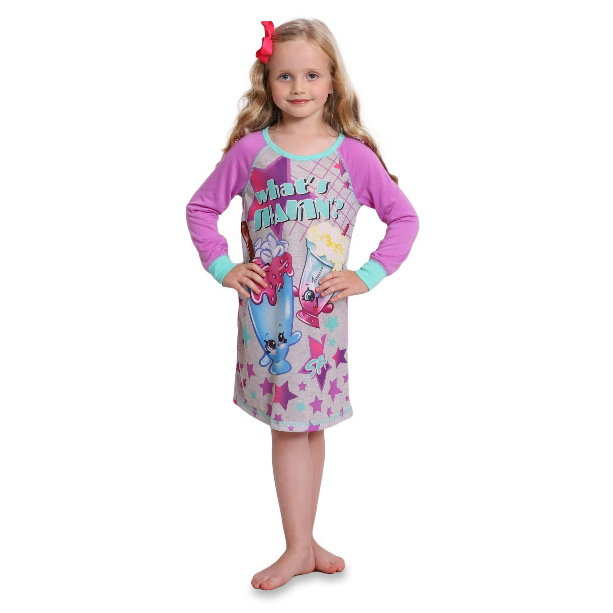 Click here for Shopkins Girls Nightgown Long Sleeve Pajama Gown S... prices