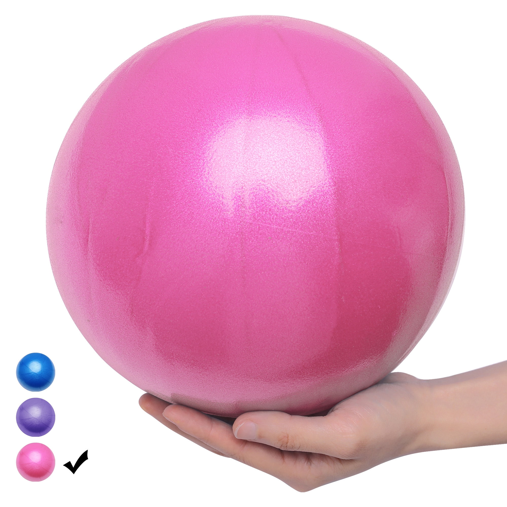 LELINTA Pilates Ball Small Exercise Ball w/Pump, 9 Inch Bender Ball ...