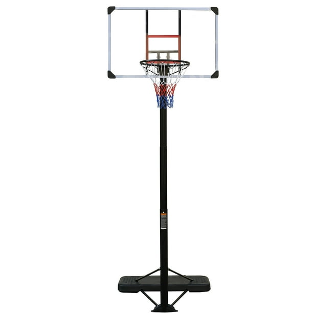 Outdoor Basketball Hoop, Portable Basketball Court for Adults Teenagers ...