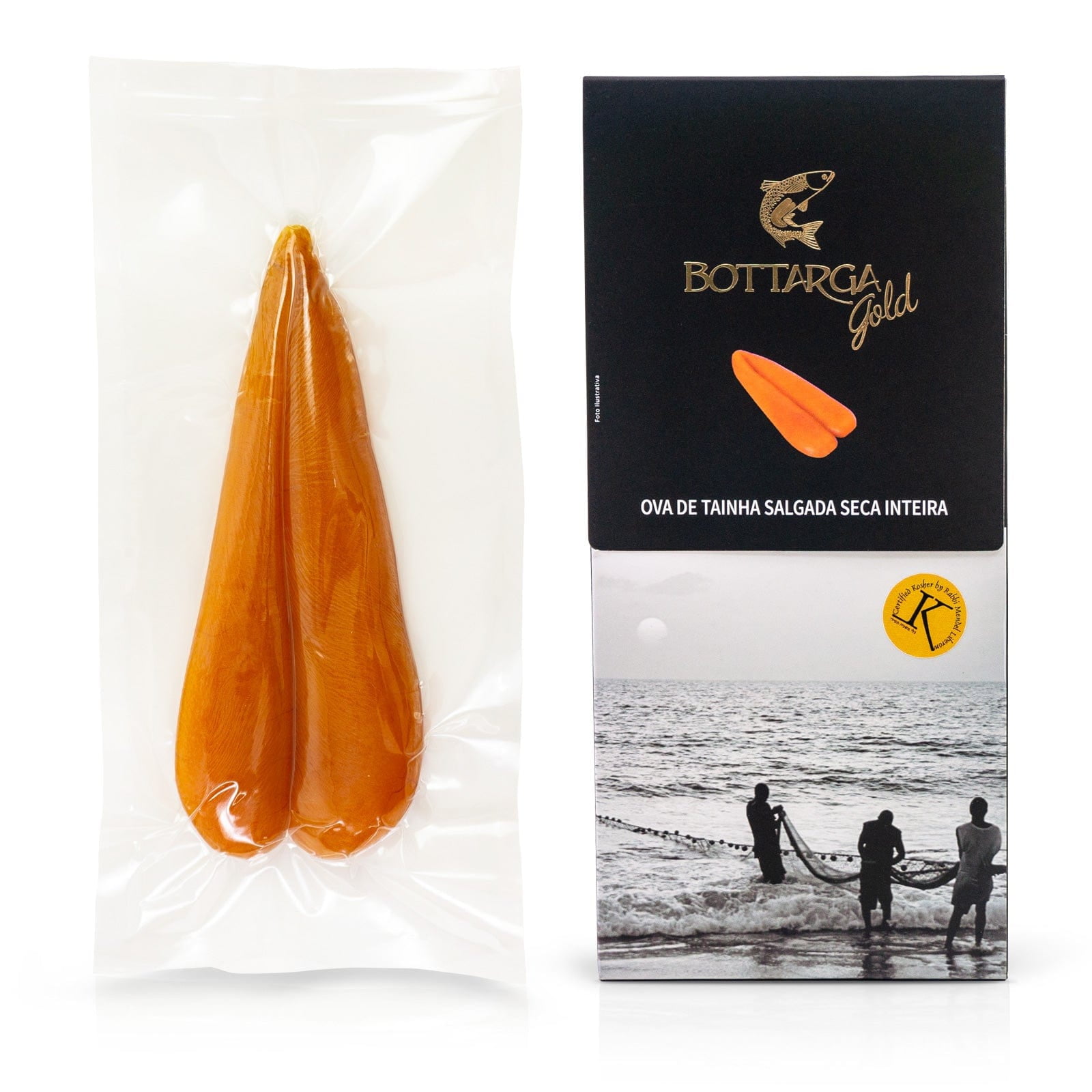 Bottarga Gold - Dried Mullet Roe 3.5 oz + Recipe Book - Walmart.com