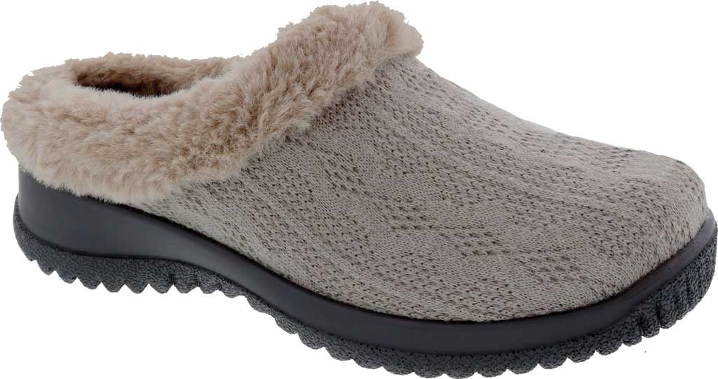 Women's Drew Comfy Clog Stone Sweater Knit 11 WW - Walmart.com