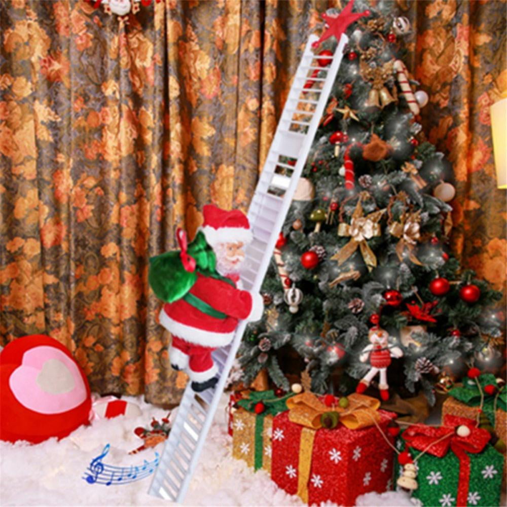 Clearance Sale! Christmas Santa Claus Climb Ladder Hanging Decoration ...