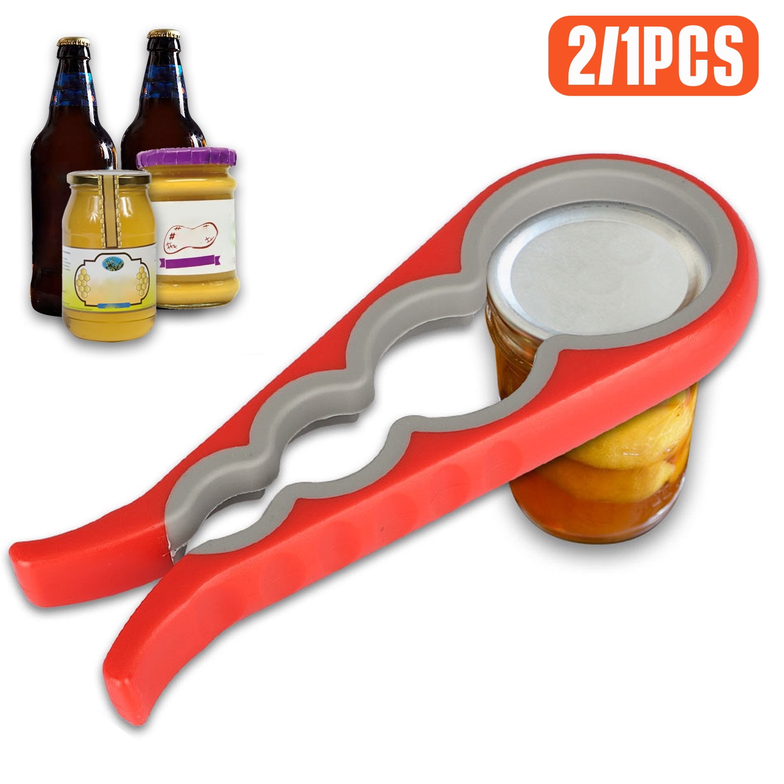 Easy Grip Jar Opener EEEkit 4 In 1 Multifunctional Bottle Opener Non