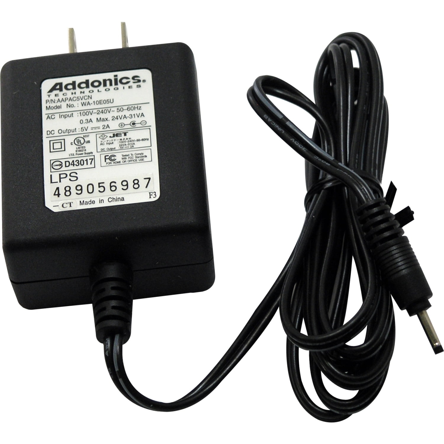 5V Center Negative AC/DC Adapter - Walmart.com