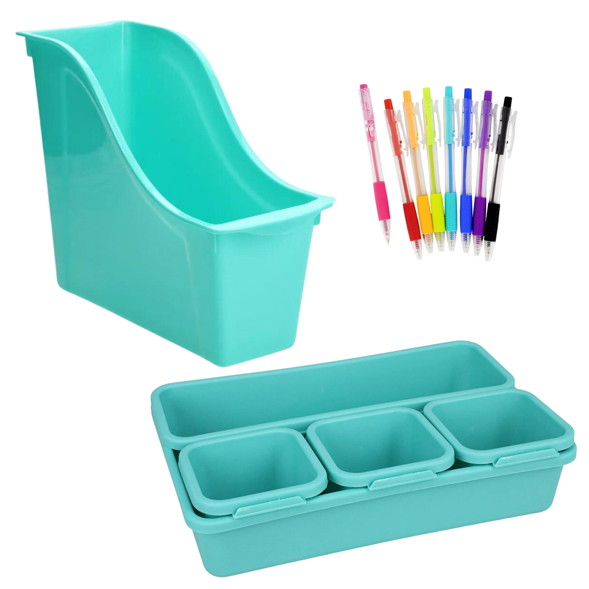 A1 Unlimited Colorful Plastic Book Bin with 5-ct. Packs Interlocking ...