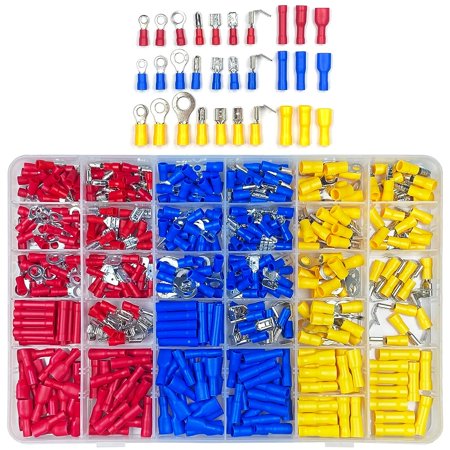 480 pieces 30 types electrical crimp terminals, connectors with ...