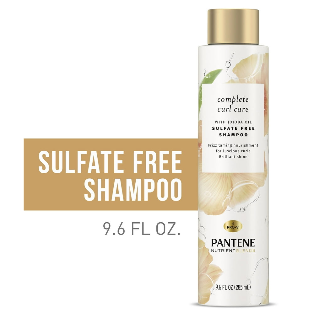 Pantene Nutrient Blends Shampoo, Complete Curl Care, 9.6 fl oz ...