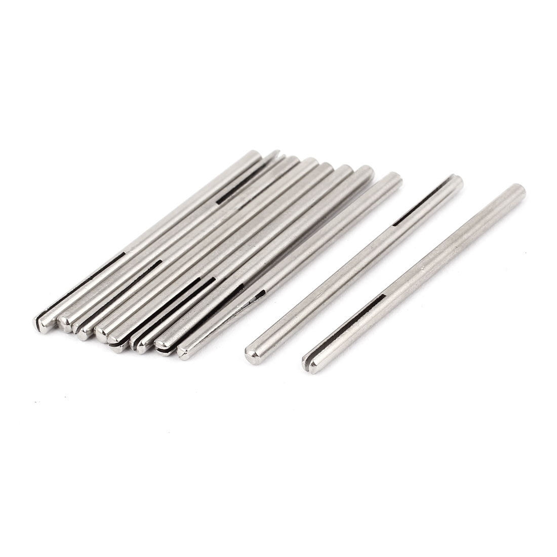 10 Pcs 1/8" Shank Dia Split Mandrel for Abrasive Sanding Disc Sandpaper ...