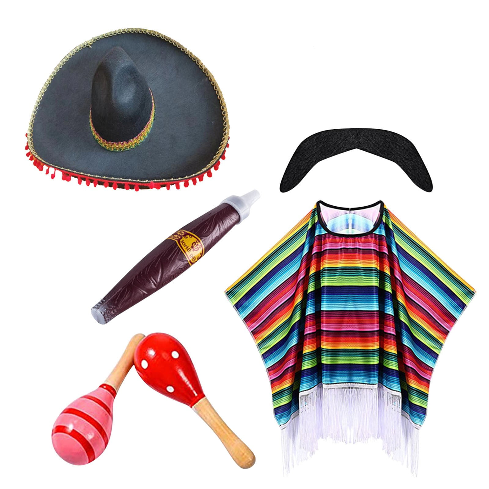 Click here for Ediodpoh Mens Suits Adult Mexican Party Set Capes... prices