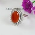 Carnelian Ring, 925 Sterling Silver Ring, Natural Gemstone Ring, Gift ...