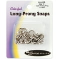 Open Long-Prong Snaps Size 16 10/Pkg-Silver - Walmart.com