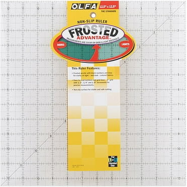 Olfa Frosted Advantage Non-Slip Ruler The Essential -6 X24 - Walmart.com
