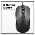 Perixx Perimice-209 P, Wired PS2 Mouse with 1000 DPI Resolution, Black - Walmart.com