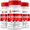 (3 Pack) Super Flow Capsules, Super Flow Pills for Glycogen and Overall ...