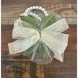 Ivory Pearl Corsage Wristlet Band - Wedding, Reception, Prom ...