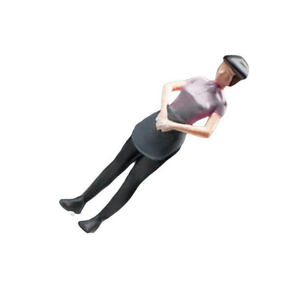 1/64 Girls Model Figure Miniature People Figures waitress resin ...