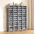 Big Storage Organizer Cabinet, 96-Pair Large Tall Rack Organizer with ...