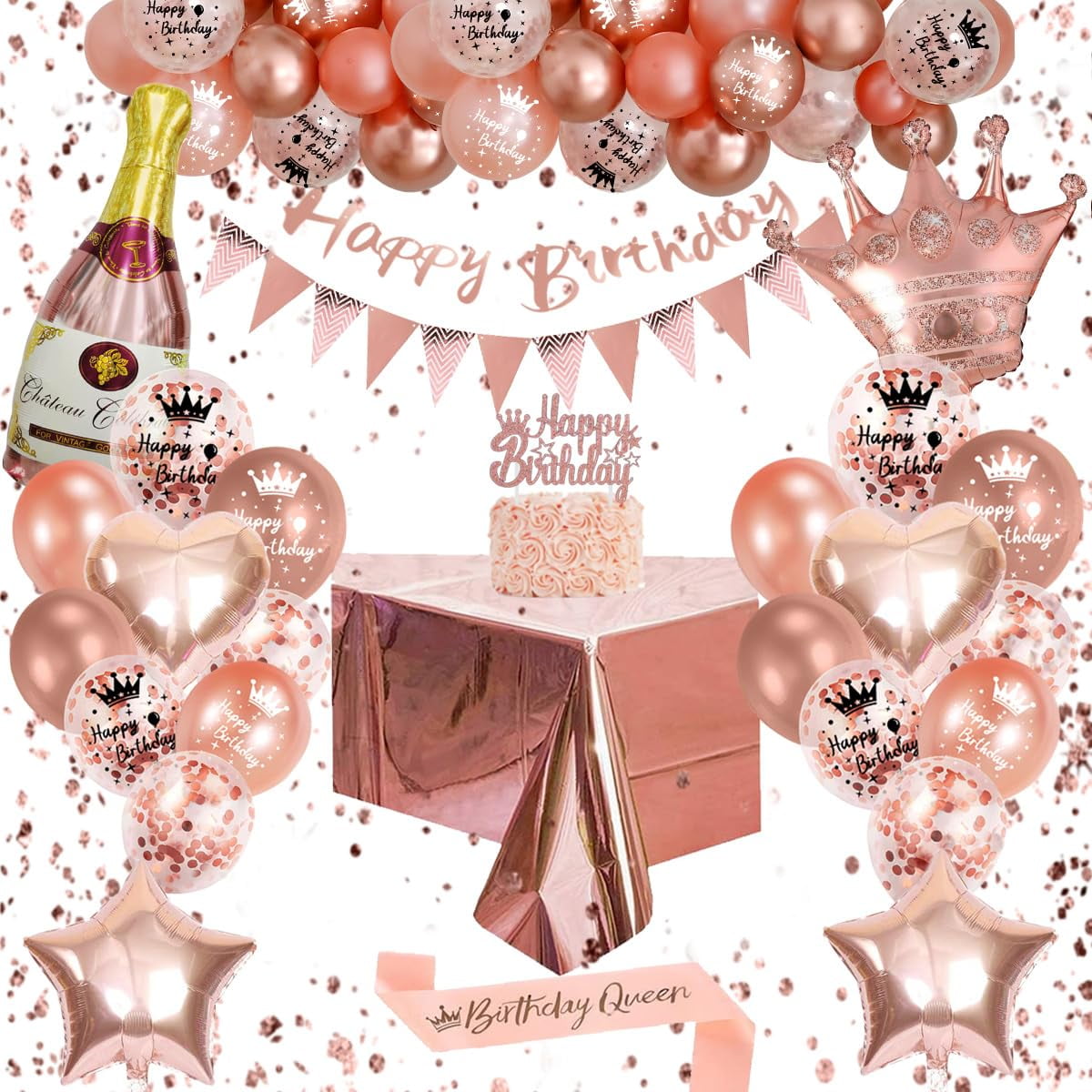 Click here for Yansion Rose Gold Birthday Decoration For Women/Gi... prices