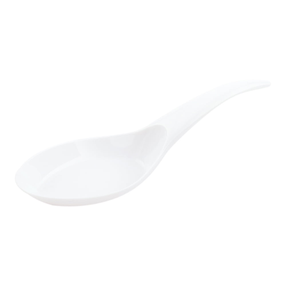 White Plastic Wave Spoon - 5" x 1 1/2" - 100 count box - Walmart.com