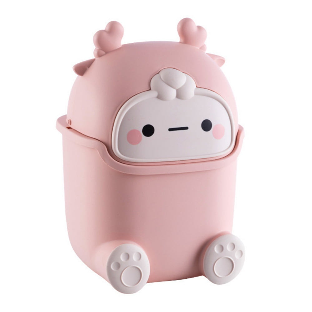 Cute Mini Desktop Trash can Trash Can for Office Desktop Coffee Table ...