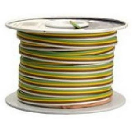 Coleman Cable 51564-03-18 100 ft. 4 Conductor Trailer Light Hook Up ...