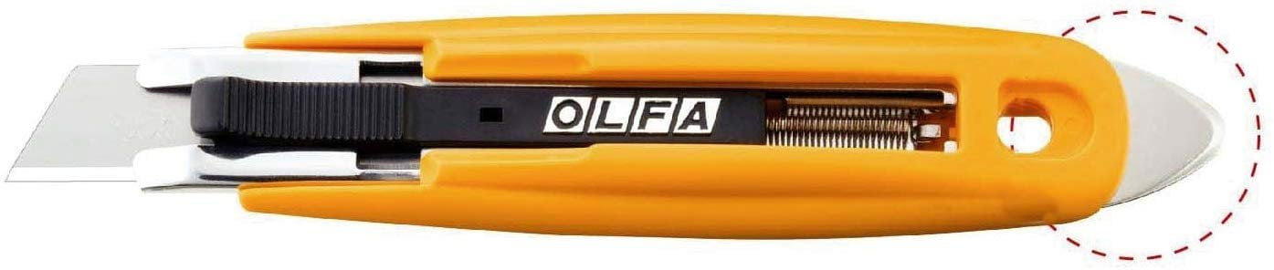 OLFA 1086095 SK-9 Self-Retracting Safety Knife With Tape Slitter - Walmart.com