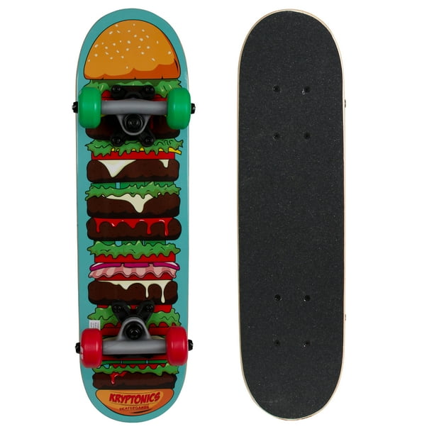 Kryptonics Locker Board Complete Skateboard (22" x 5.75") - Walmart.com
