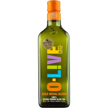 O-Live & Co. Gold Medal Blend 100% Extra Virgin Olive Oil, 25 fl oz ...