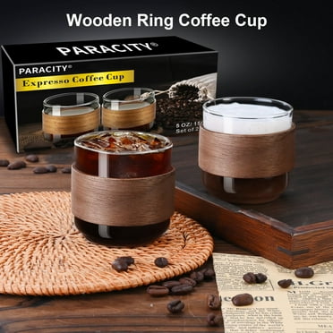 Kaffe Double Wall Small Glass Espresso Cups, 3oz, Set of 2 - Walmart.com