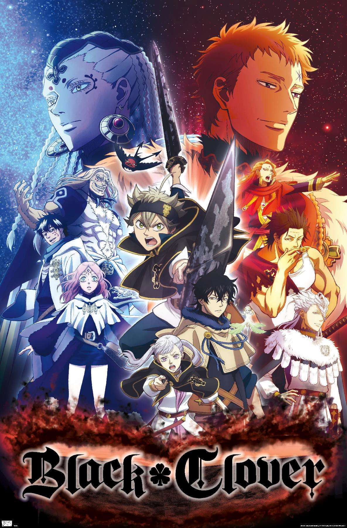 Black Clover - One Sheet Wall Poster, 22.375" x 34" - Walmart.com