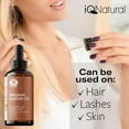 Iq Natural Castor Oil Eyelash Eyebrow And Hair Growth Kit With