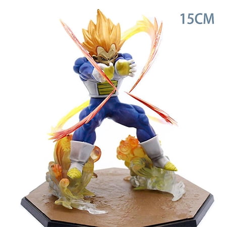 Anime Dragon Ball Z Vegeta Action Figure Bejta Yonsei Toys Super Saiyan ...
