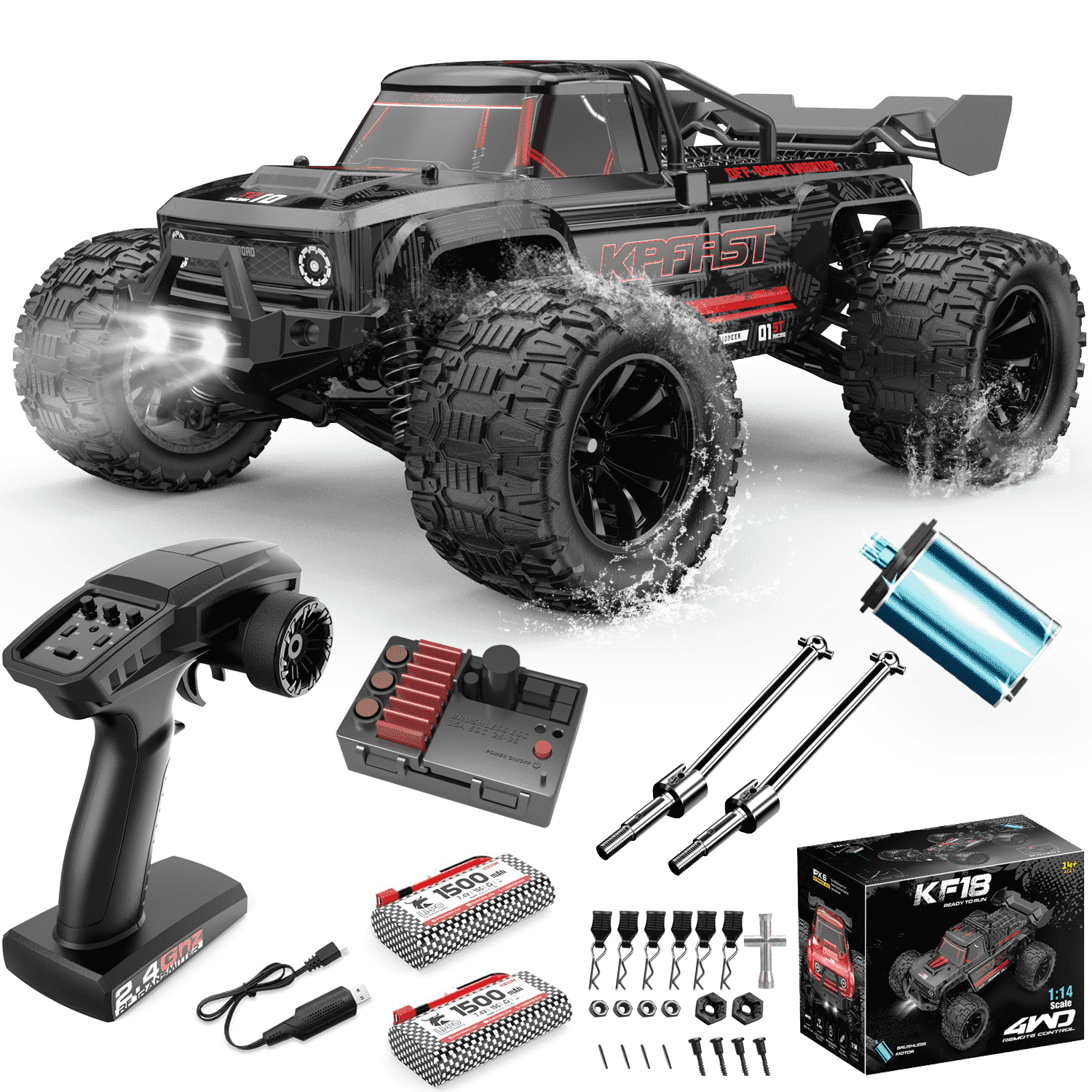 Click here for Fistone 1/14 Brushless Rc Cars For Adults  50 Mph... prices