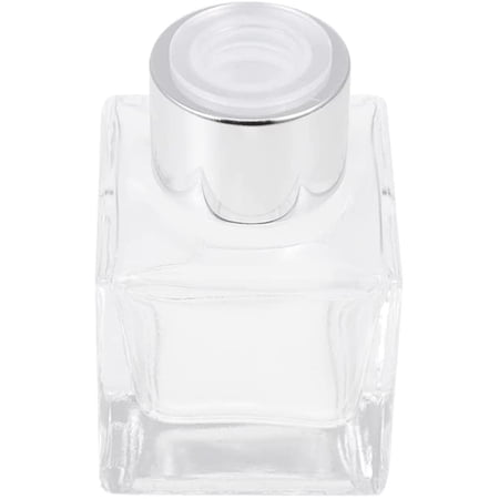 Perfume Bottle Refillable Portable Square Empty Glass Perfume Bottle ...