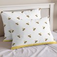 California King Size Duvet Cover 4 Piece Bedding Set Farm Honey Bee ...