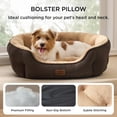 Dog Beds for Small Dogs - Round Cat Beds for Indoor Cats, Washable Pet ...
