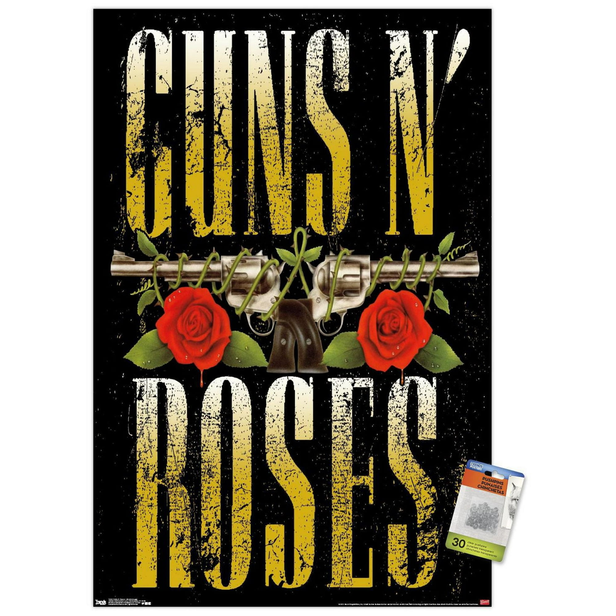 Click here for Trends International Guns N Roses - Stacked Logo W... prices