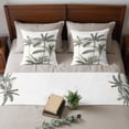 Bed Runner for King Size Bed, Tropical Palm Tree 3 Pcs Bedding Runner ...