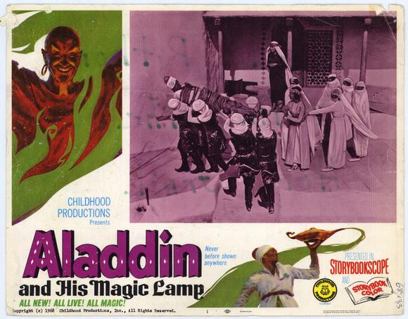 Aladdin and His Magic Lamp - movie POSTER (Style A) (11" x 14") (1968 ...
