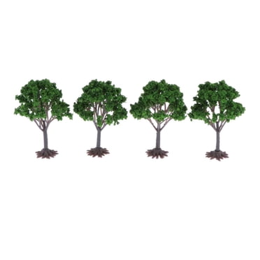 Plastic Fruit Tree HO Scale Train Layout Garden Sand Table Model Trees ...